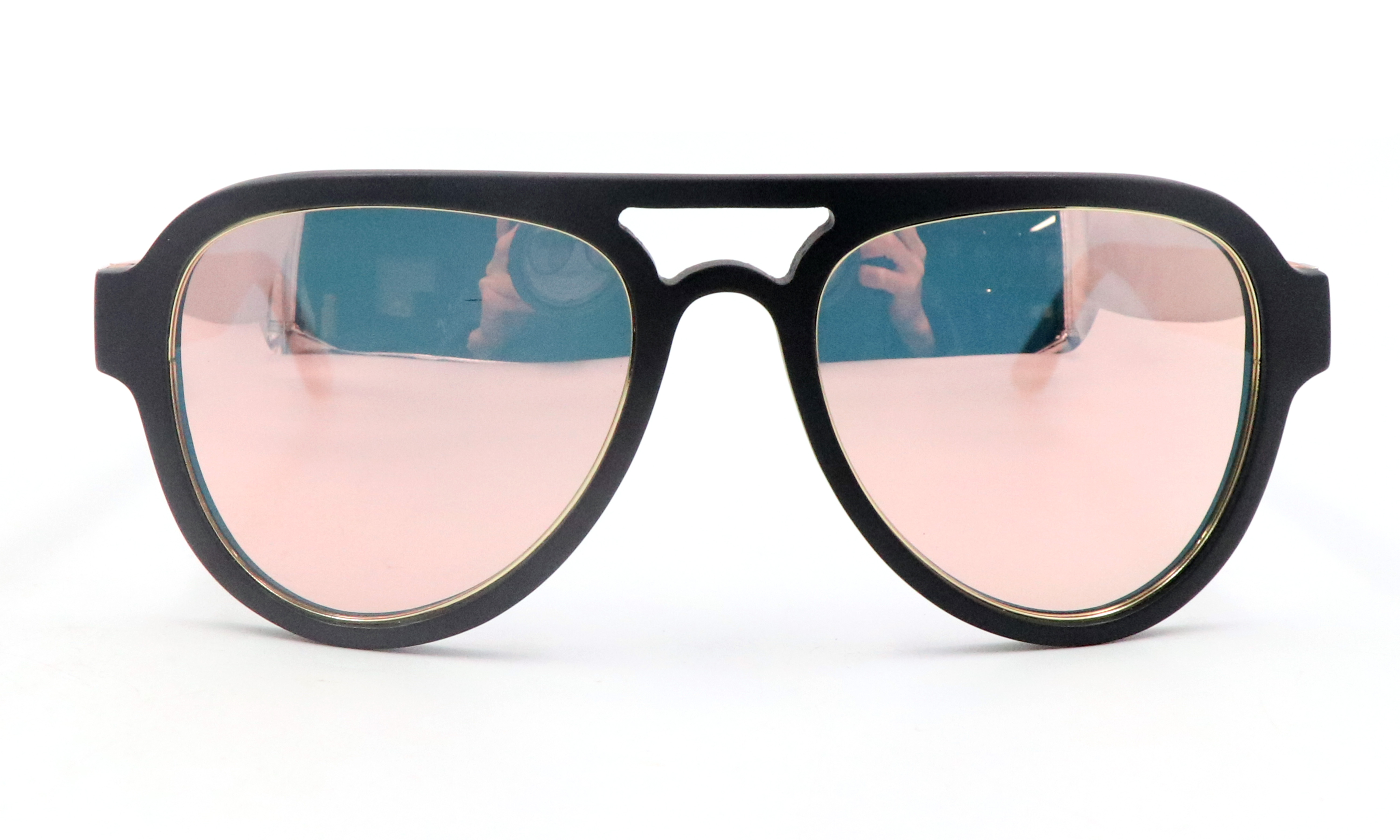 BOSS M.A.D.E Views vintage luxury aviator rose gold sunglasses – Life ...